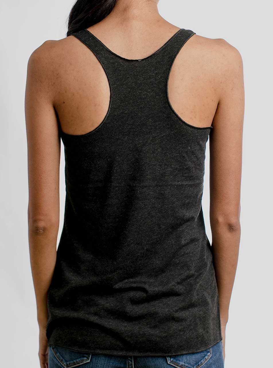 Empathy - Multicolor on Heather Black Triblend Womens Racerback Tank ...