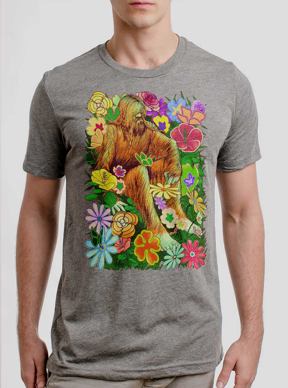 Sasquatch Multicolor On Mens T Shirt Curbside Clothing