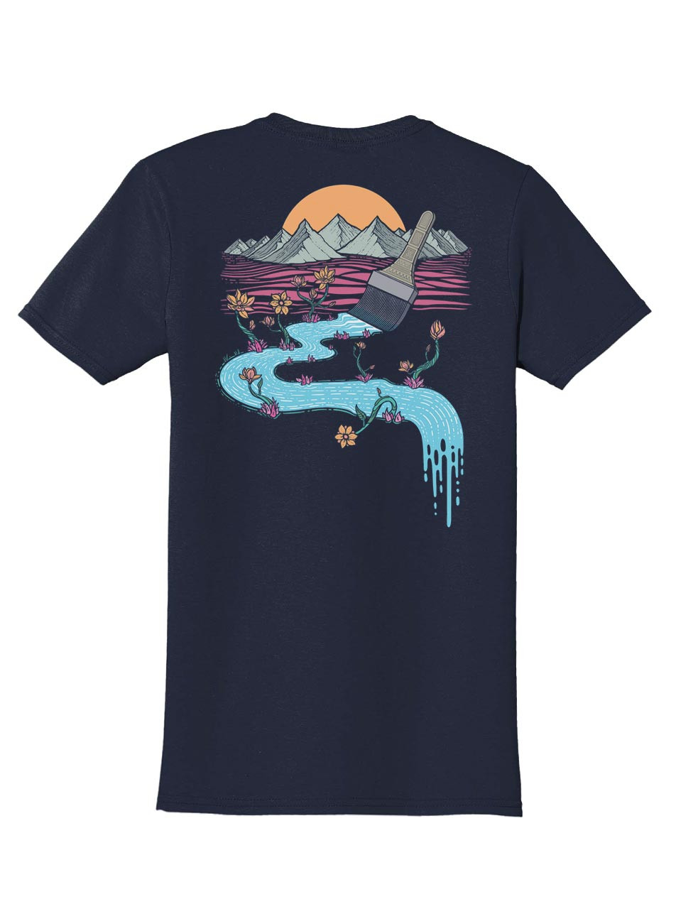 Naturally Creative Back Print - Unisex T-Shirt - Curbside Clothing