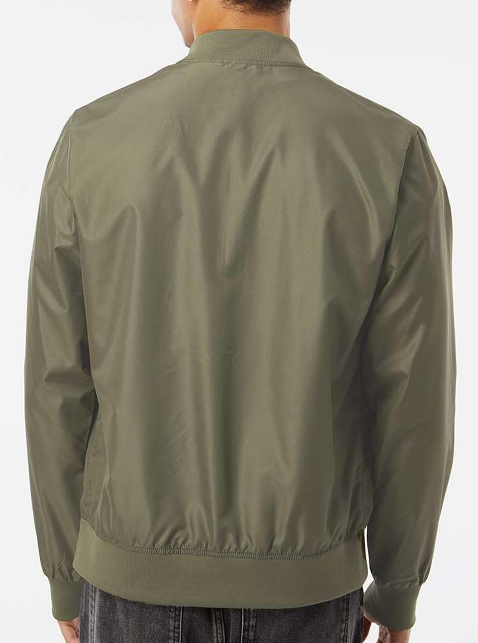 Men's Olive Bomber Jacket - Curbside Clothing