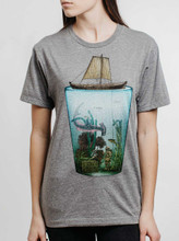 Pint Sized - Multicolor on Womens Unisex T Shirt - Curbside Clothing
