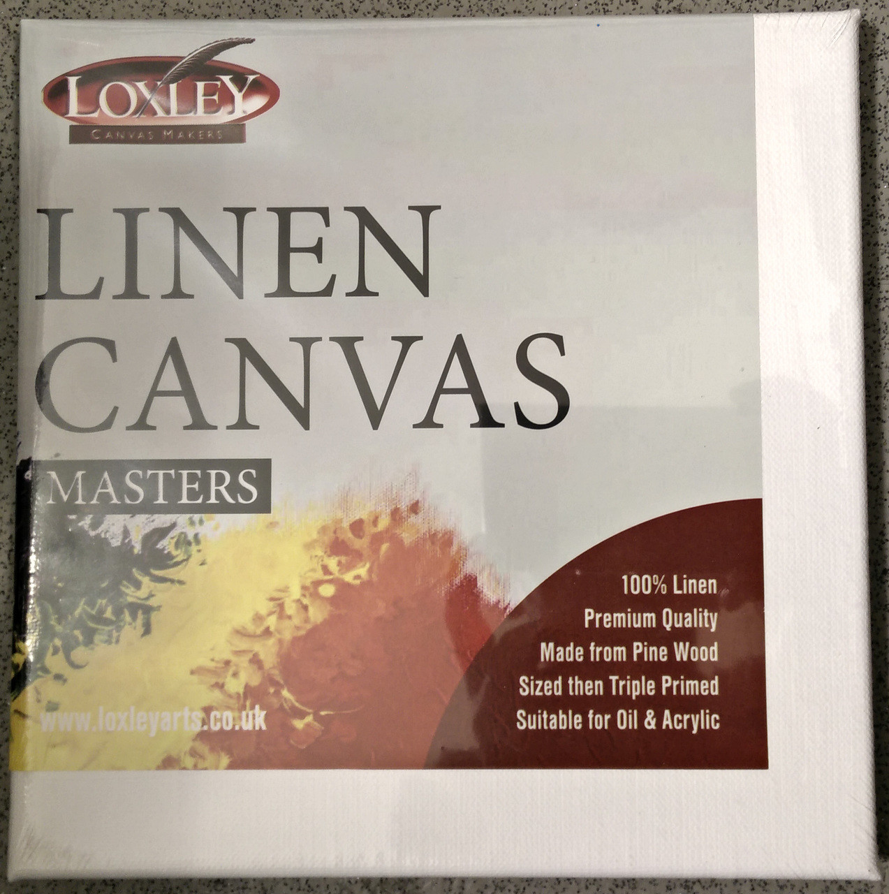 Loxley Linen Stretched Canvas Masters 16 X 12 Pack Of 5 Artists