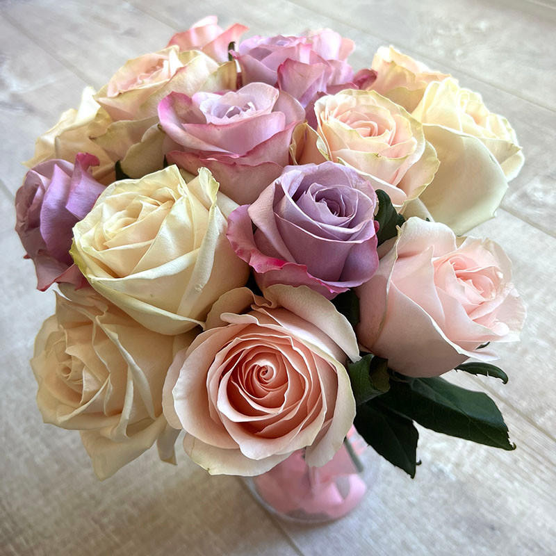 Pastel Roses - Bunches Florist