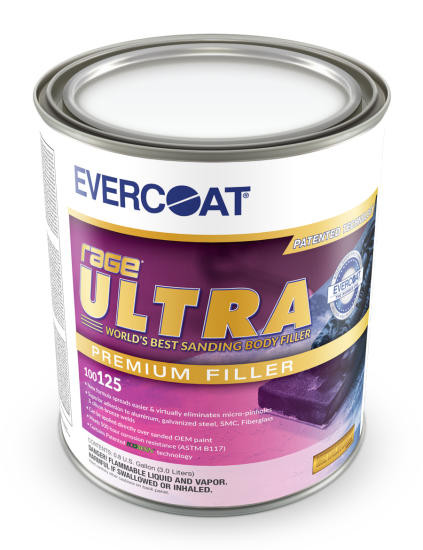 Evercoat® Rage® Ultra 100125 Gallon, Cream Hardener Included ...