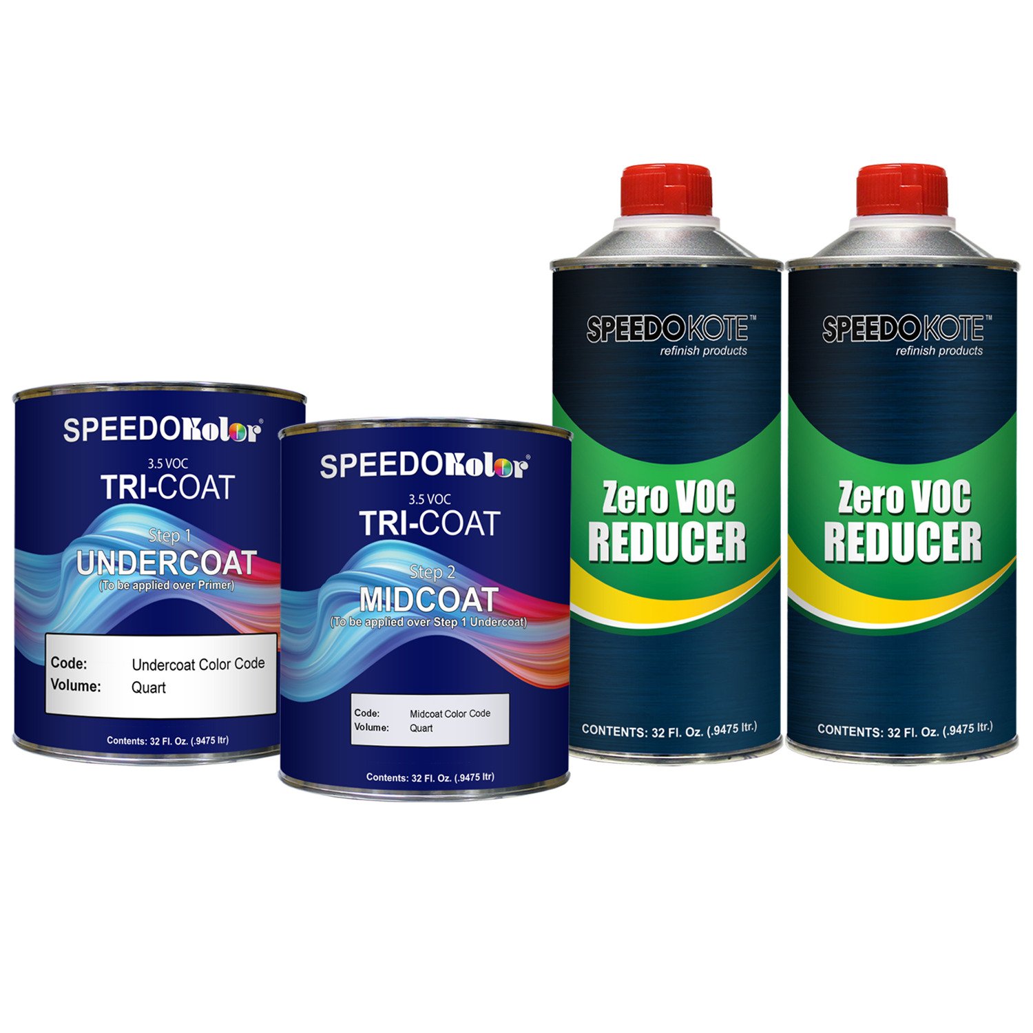 Toyota 3R3 Barcelona Red Mica Tri-Stage Base Coat Color (2 Quart Kit ...