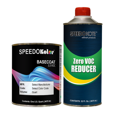 Chrysler PBV Blackberry Pearl Base Coat Kit Quart w/Reducer (Pick Speed ...