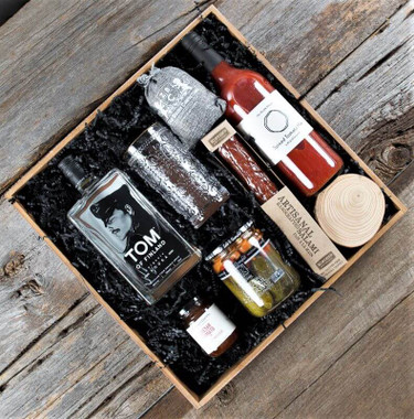 Send Everyone a Luxurious Vodka and Caesar Gift Basket