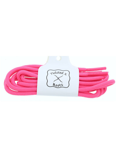 Twisted X Ladies Hot Pink Shoe Laces