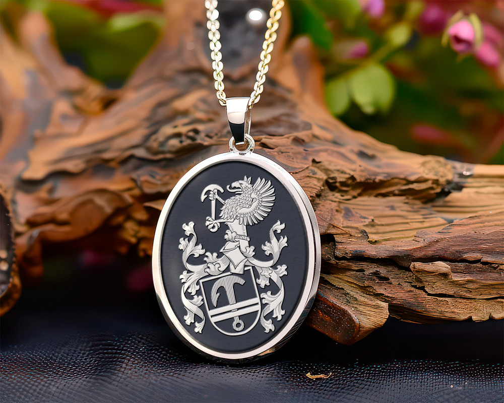 Family Crest Pendant Custom Design - My Personal Jewellery