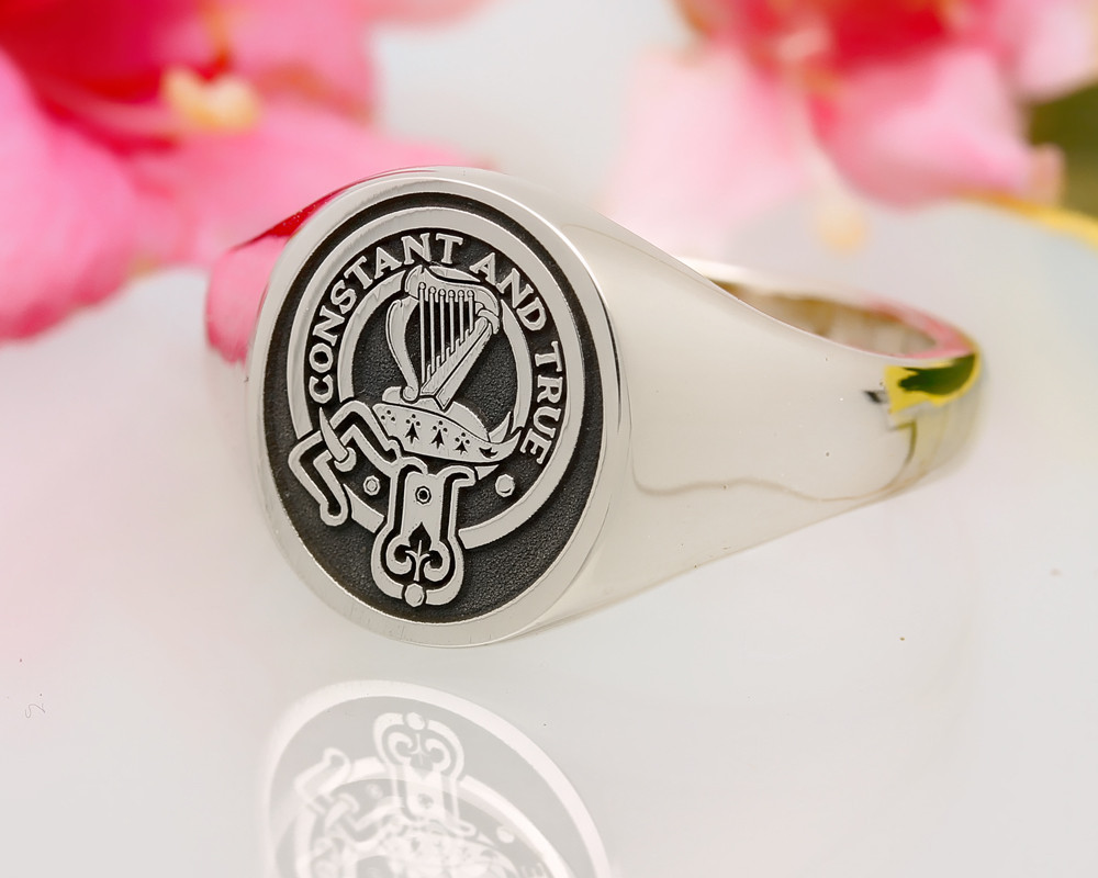Rose Scottish Clan Signet Ring - My Personal Jewellery