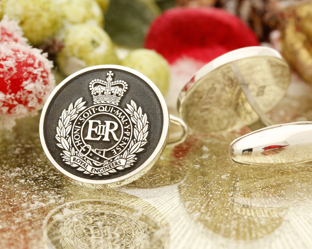 Corps of Royal Engineers Cufflinks - MyPersonalJewellery