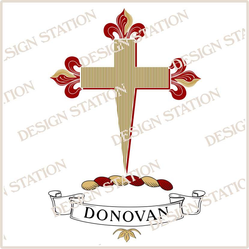 Donovan Crest Ireland Vector Graphic - My Personal Jewellery