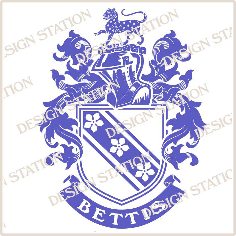 Bettis Family Crest Digital Download - My Personal Jewellery