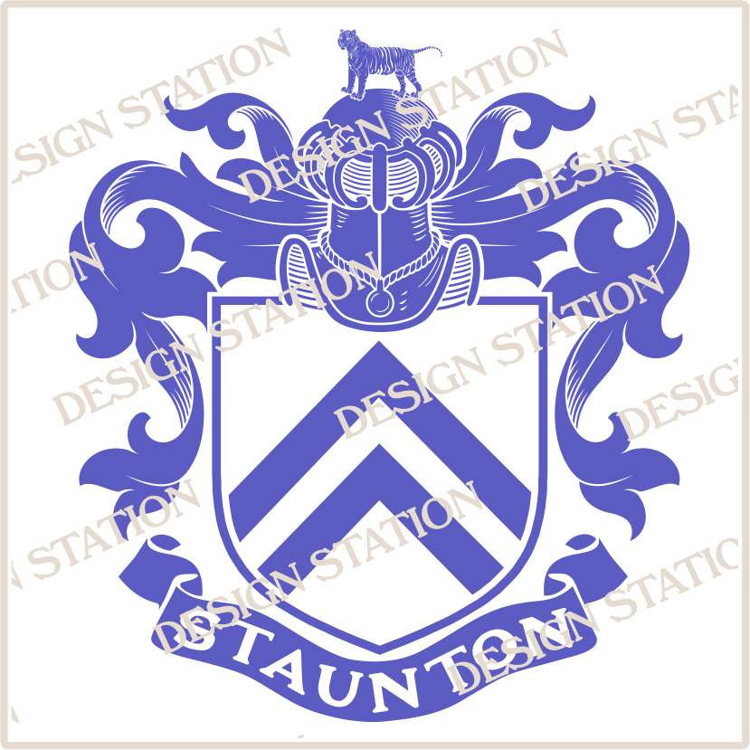 Staunton Family Crest Digital Download - My Personal Jewellery
