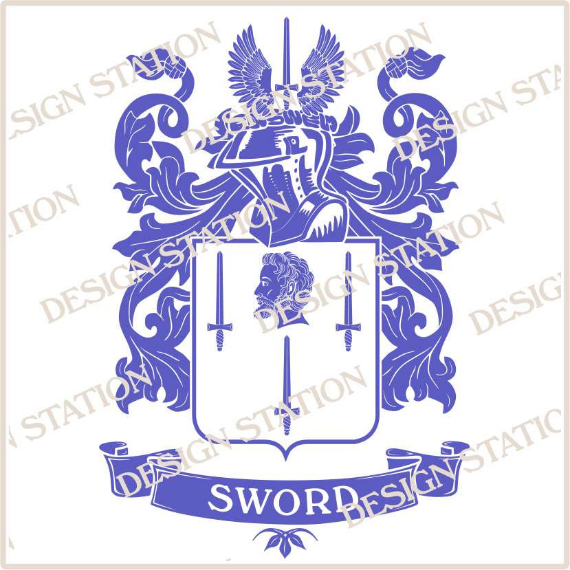 Sword Family Crest Digital Download - My Personal Jewellery
