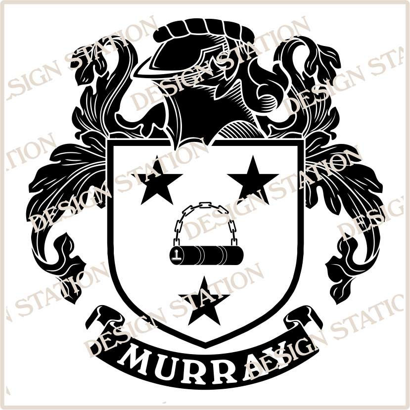 Murray Family Crest Vector Graphic - My Personal Jewellery