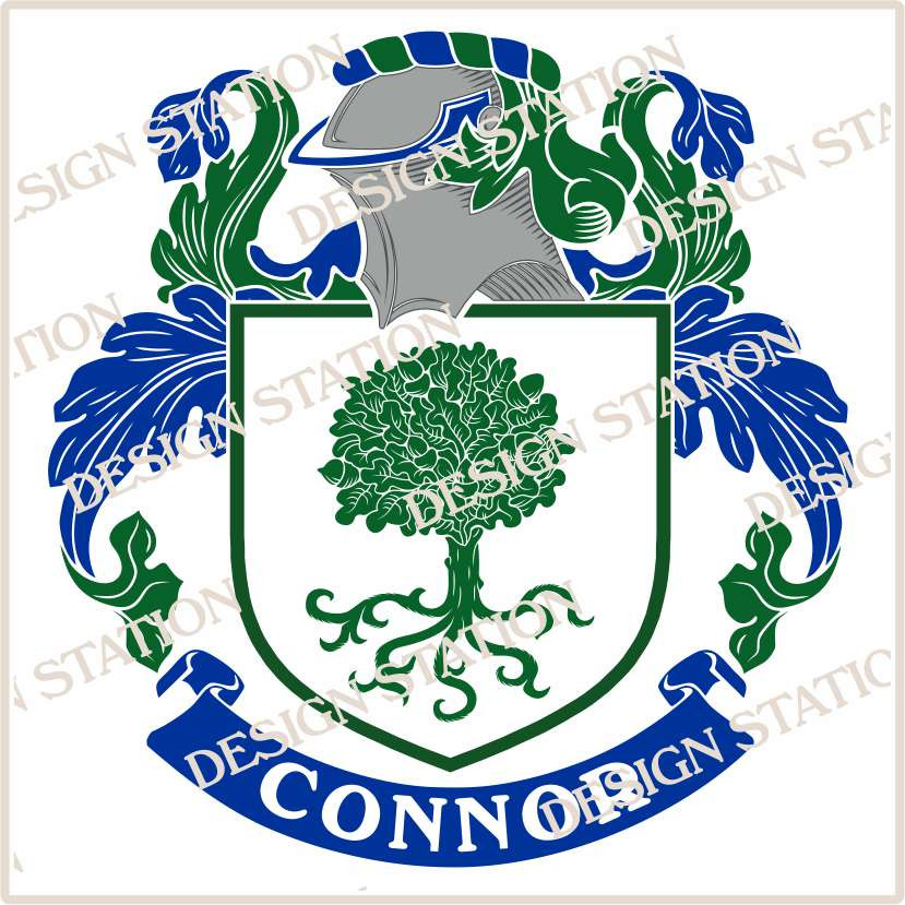 O'Connor of Don Family Crest Vector Graphic - My Personal Jewellery