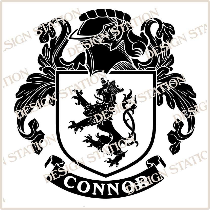 O'Connor of Kerry Family Crest Vector Graphic - My Personal Jewellery