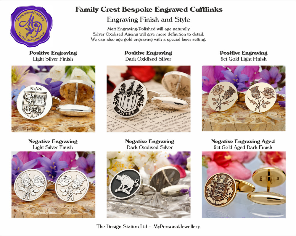 Welsh Dragon Cufflinks - MyPersonalJewellery