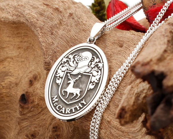 McCARTHY Family Crest Pendant - MyPersonalJewellery