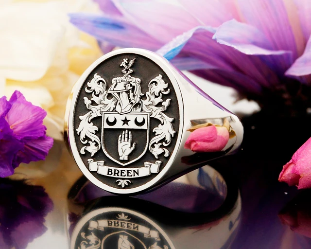 Heraldry Family Crest Rings - My Personal Jewellery