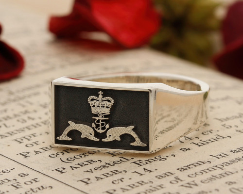 Royal Navy Submarines Signet Ring - MyPersonalJewellery