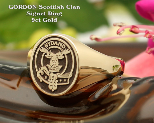 Gordon Scottish Clan Signet Ring - My Personal Jewellery