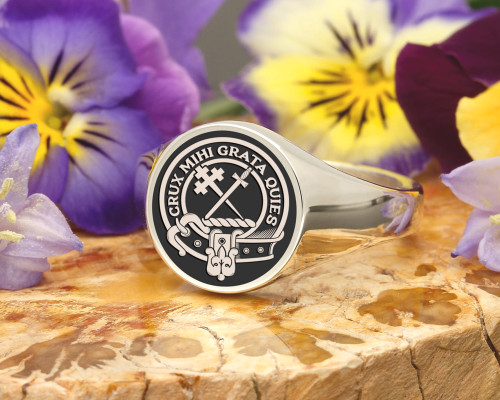 Adam Scottish Clan Signet Ring - My Personal Jewellery