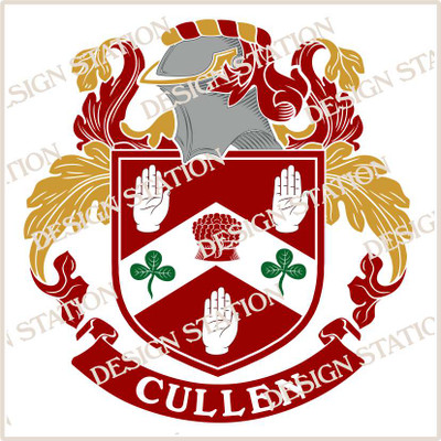 Cullen Family Crest Vector Graphic - My Personal Jewellery