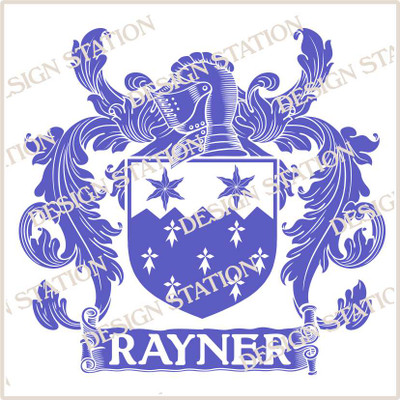 Rayner Family Crest Vector Graphic - My Personal Jewellery