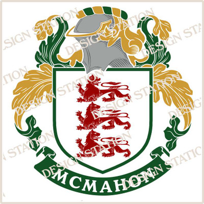 McMahon Family Crest Vector Graphic - My Personal Jewellery