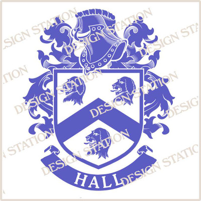 Hall Family Crest Digital Download - My Personal Jewellery