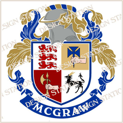 McGraw Family Crest Vector Graphic - My Personal Jewellery