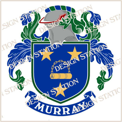 Murray Family Crest Vector Graphic - My Personal Jewellery