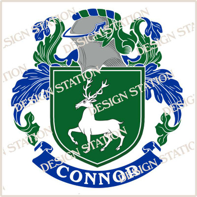 Connor Corcomroe Family Crest Vector Graphic - My Personal Jewellery