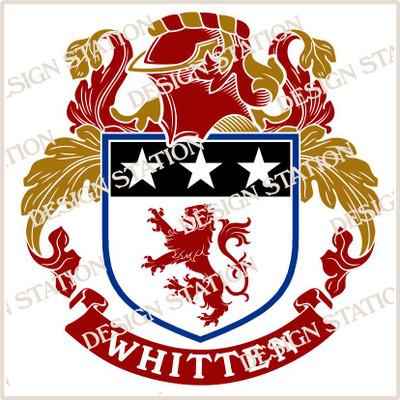 Whitten Family Crest Vector Graphic - My Personal Jewellery