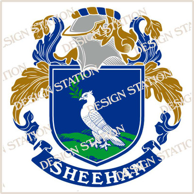 Sheehan Family Crest Vector Graphic - My Personal Jewellery