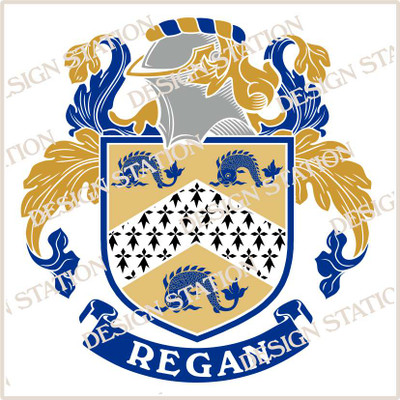 Regan Family Crest Vector Graphic - My Personal Jewellery