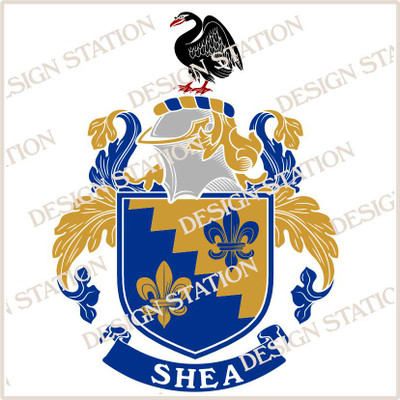 Shea Family Crest Vector Graphic - My Personal Jewellery