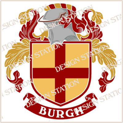 Burke Family Crest Vector Graphic - My Personal Jewellery