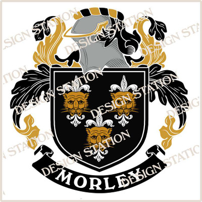 Morley Family Crest Vector Graphic - My Personal Jewellery