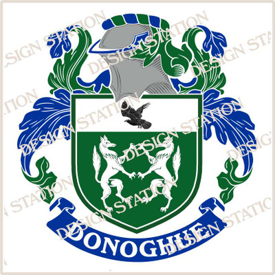 Donoghue Family Crest Vector Graphic - My Personal Jewellery