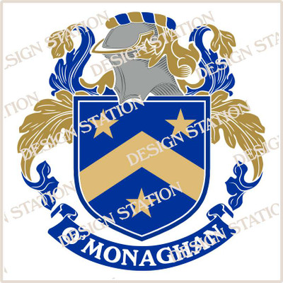 O'Monaghan Family Crest Vector Graphic - My Personal Jewellery