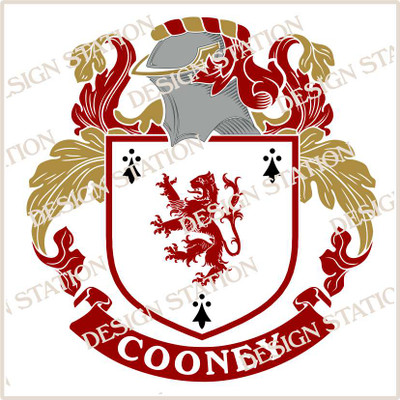 Cooney D3 IE Family Crest Vector Graphic