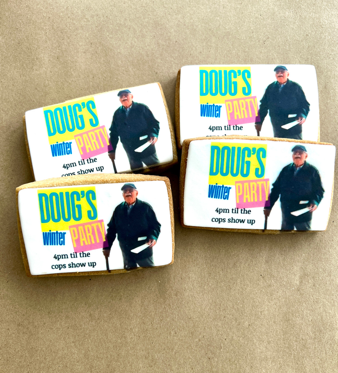 Doug's Winter Party Single Cookie - Kellie's Baking Co., LLC.