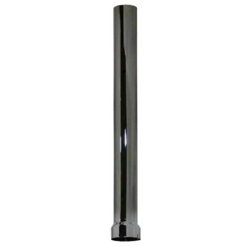 S5-24EXC 5" x 24" Straight Cut Chrome Exhaust Stack ID End