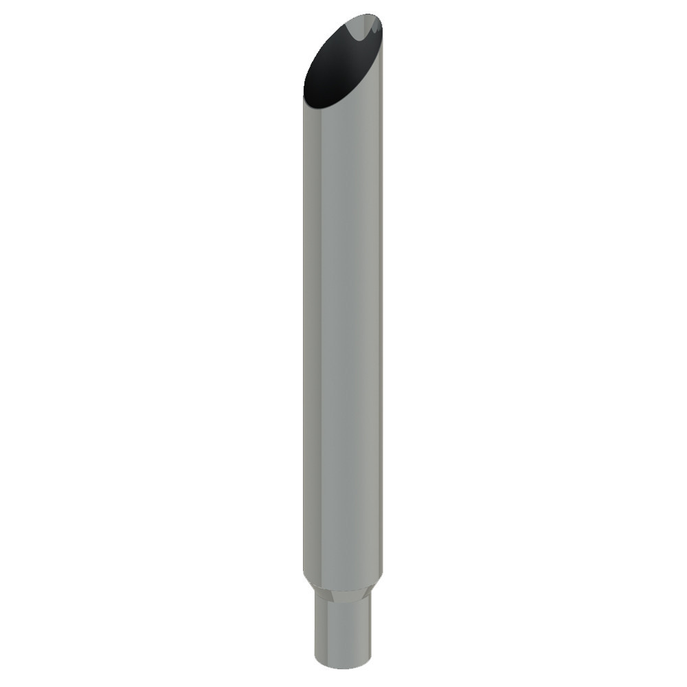 Lincoln Chrome Bullhorn Exhaust Stack With Extended OD Bottom ...