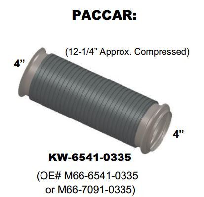 EBPB11862 or M66-6541-0335 Peterbilt EGR Pipe PB-6541-0335