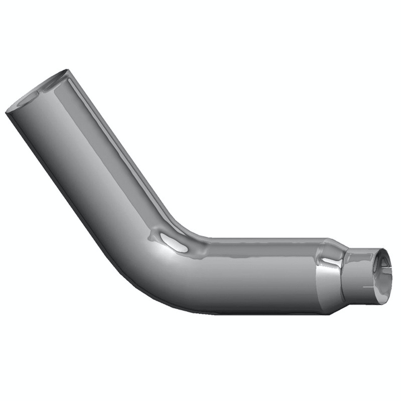 Lincoln Chrome 7" to 5" 60 Degree Elbow - TruckPipesUSA.com - Truck ...