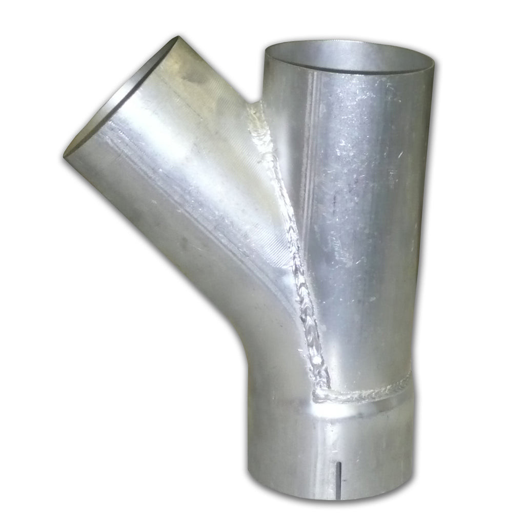 5" Type B Y-Pipe Aluminized Exhaust Pipe 10.5" x 16" YB-500A